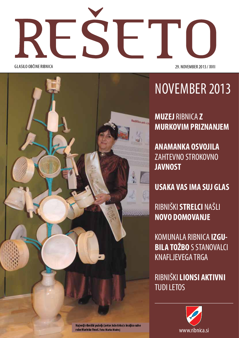 Rešeto, november 2013 - ribnica.si