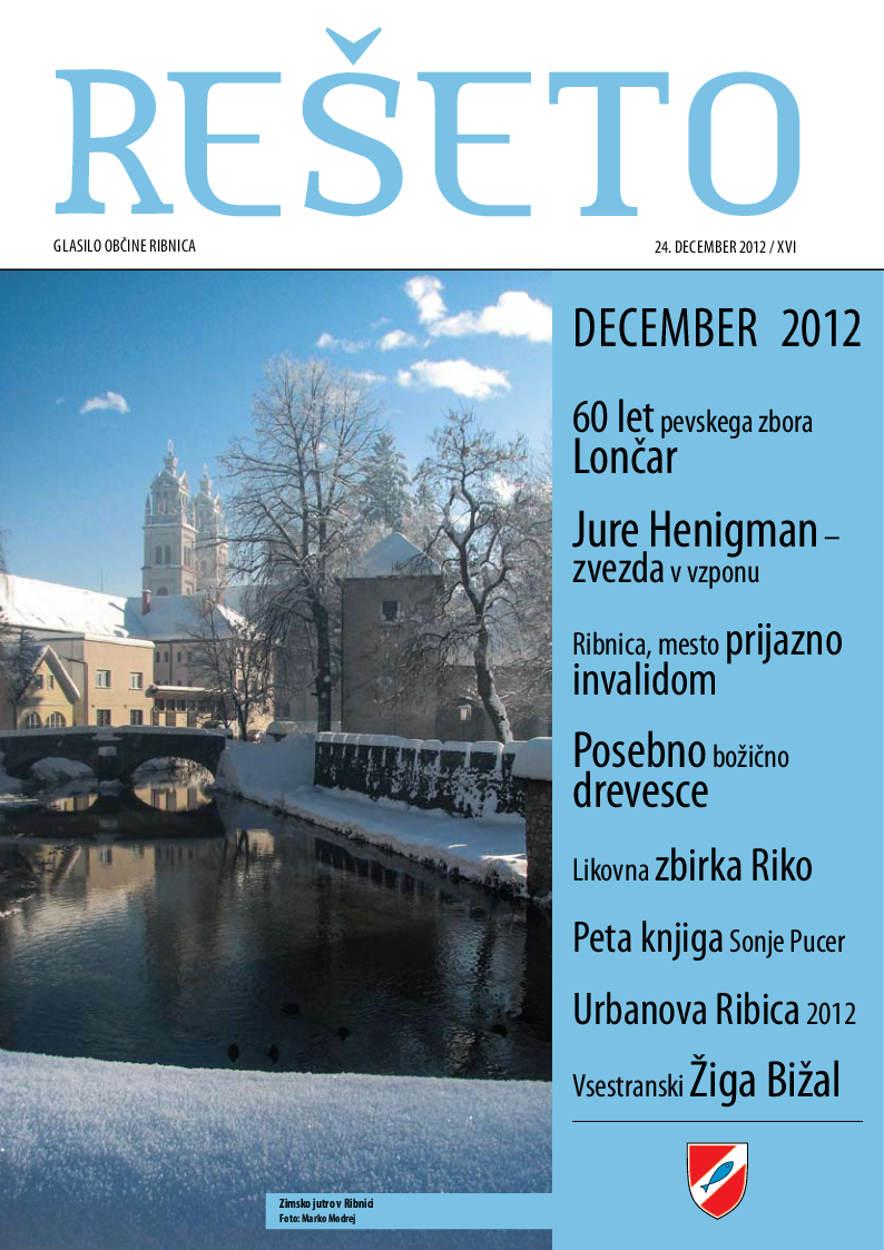 Rešeto, december 2012 - ribnica.si